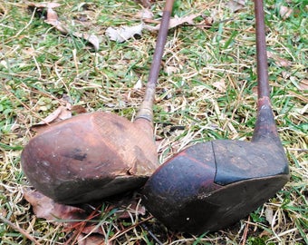 Wooden golf club | Etsy