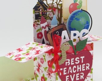 UNIQUE HANDMADE ONE OF A KIND EXPLOSION CARD IN A by CARDSBYMOM