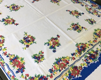 Vintage tablecloths | Etsy