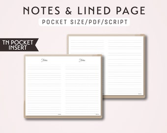 MINI STICKY Notes Printable PDF fits 1.5in by by JIDesignStudio