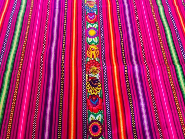 Manta peruana etnica andina telar hecho a mano Cuzco Peru de ...