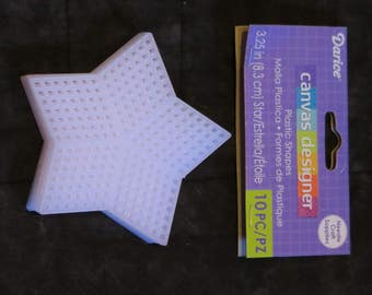 Plastic canvas star | Etsy