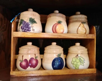 Fruit canisters | Etsy