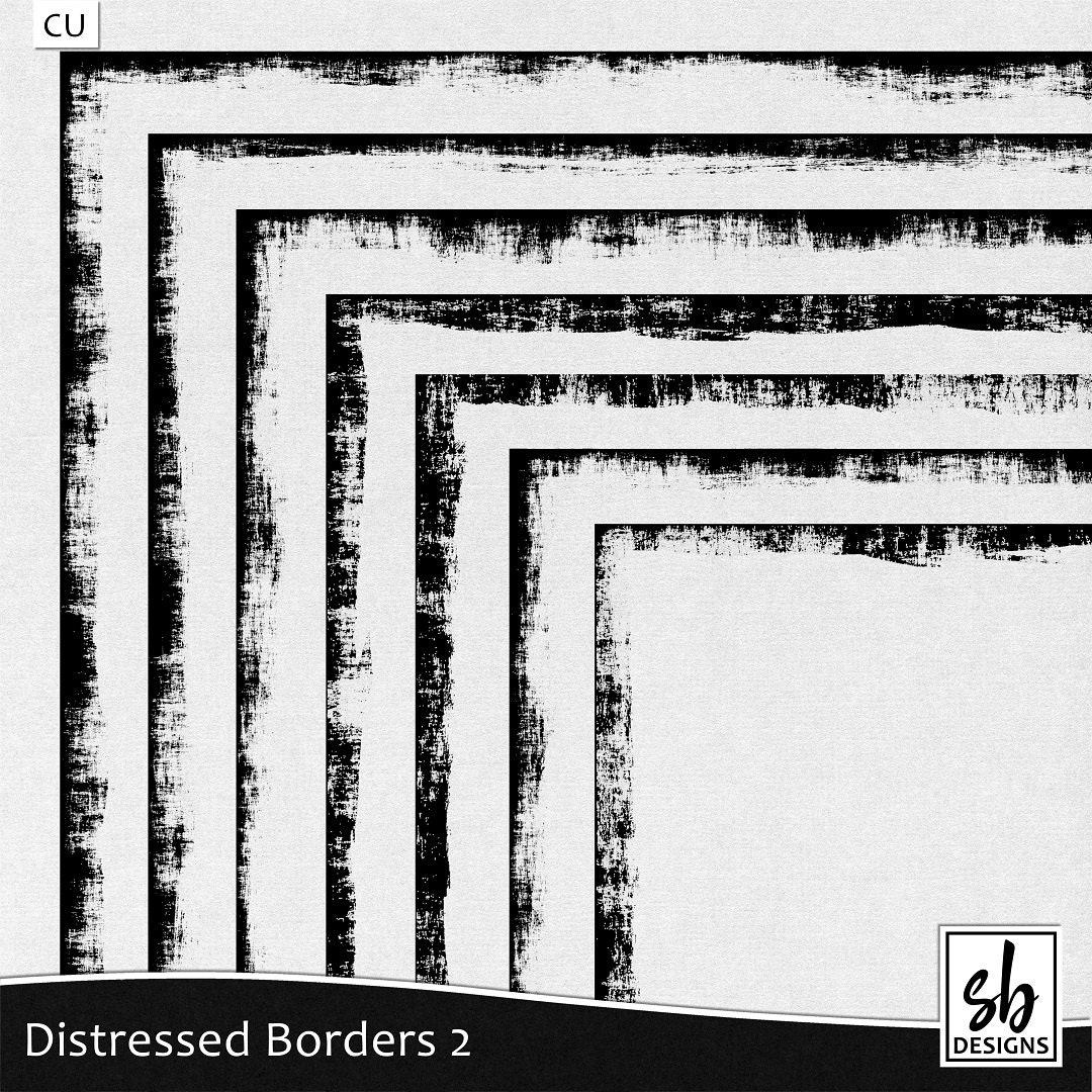 Distressed Borders Distressed Digital Frames Distressed