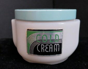 Cold cream jar | Etsy