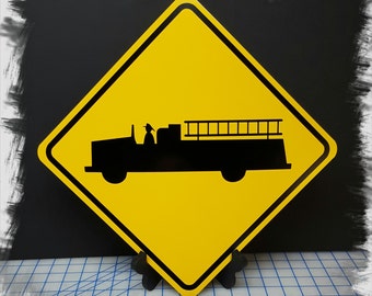 Fire fighter sign | Etsy