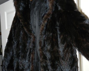 Vintage fur coat | Etsy