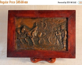 Unique copper wall plaque related items | Etsy