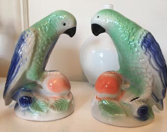 Ceramic blue birds | Etsy