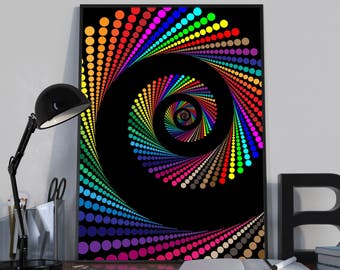 Colorful poster | Etsy