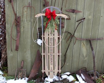 Decorative sled | Etsy