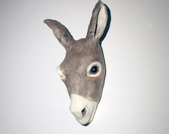 Ceramic wall mask | Etsy