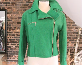 Kelly green wool | Etsy