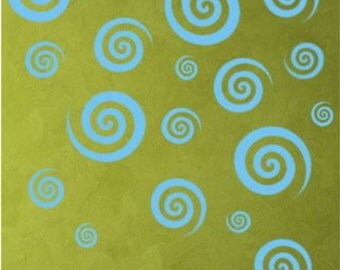 Swirl wall decal | Etsy