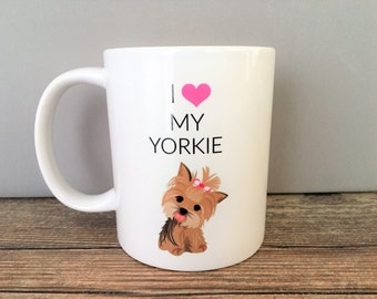 Yorkie coffee mug | Etsy