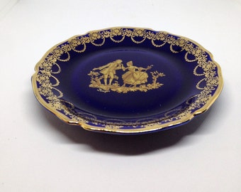 Limoges cobalt blue | Etsy