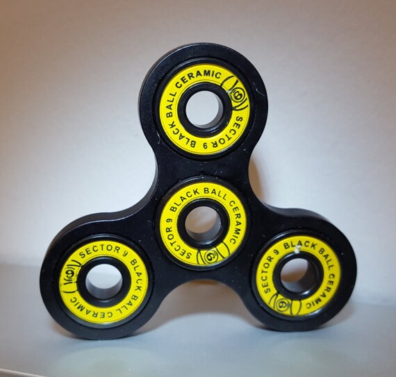 Fidget Spinner Steampunk YELLOW JACKET Spinner Aluminum Frame