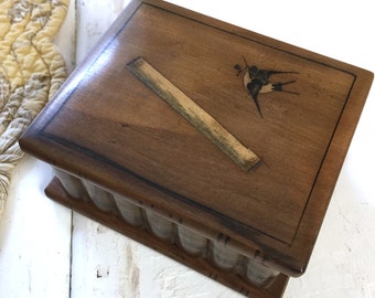 Wooden cigarette box | Etsy