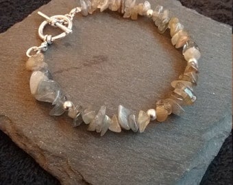 Stone chip bracelet | Etsy