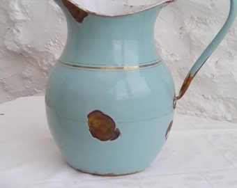 Enamel pitcher | Etsy