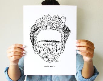Frida kahlo quote | Etsy