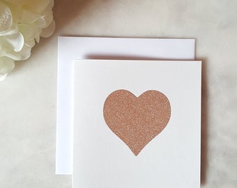 Heart card | Etsy