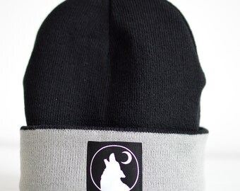 Wolf beanie | Etsy