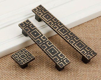 Oriental drawer pull | Etsy