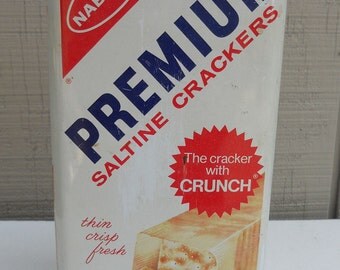 Saltine cracker tin | Etsy
