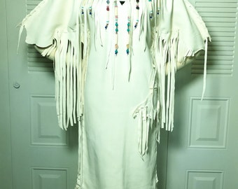 Buckskin dress | Etsy
