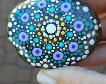 Dot painted rocks | Etsy