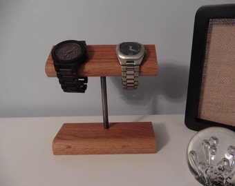 Wood watch stand | Etsy