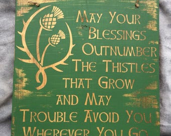Scottish blessing | Etsy
