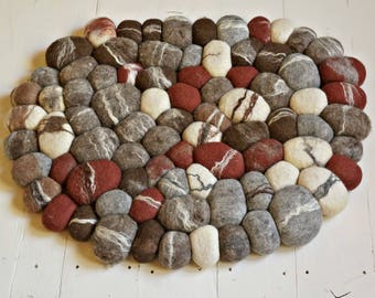 Felted rugs | Etsy