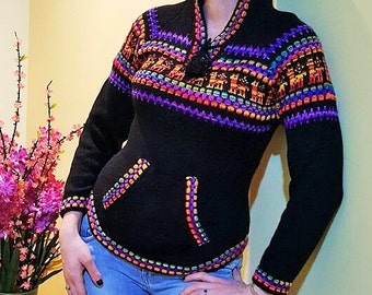 Llama sweater | Etsy