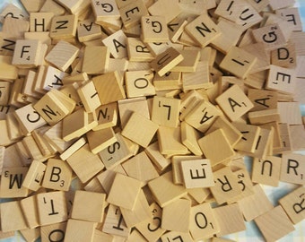 Scrabble game pieces | Etsy