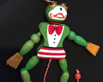 Frog hand puppet | Etsy