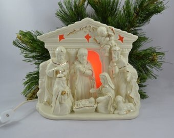 Ceramic nativity | Etsy