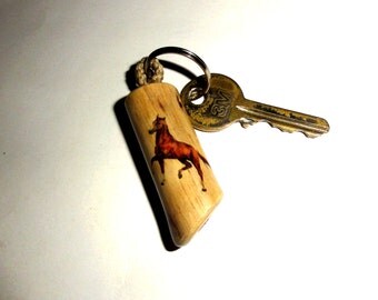 Mustang keychain | Etsy