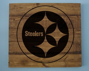 Steelers wood sign | Etsy