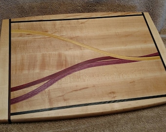 Inlay cutting board | Etsy