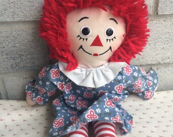 Raggedy ann face | Etsy