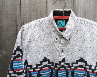 80s western shirt | Etsy