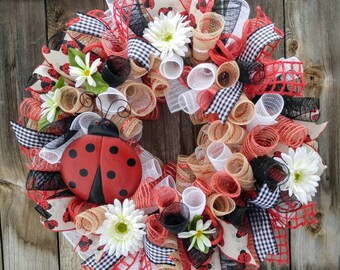 Lady bug decor | Etsy