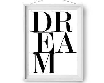 Dream print | Etsy