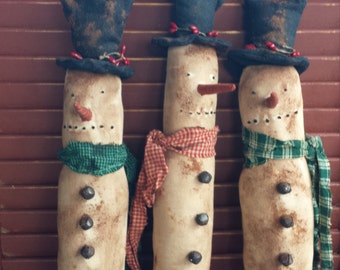 Rustic snowman | Etsy