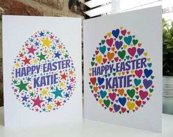 Easter Card Button Flower Paper Cut Flower Handmade