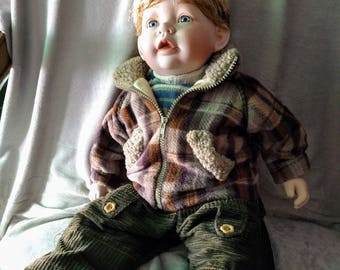 Vintage boy doll | Etsy