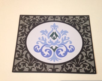 Damask wall art | Etsy