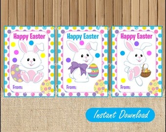Easter basket tags | Etsy